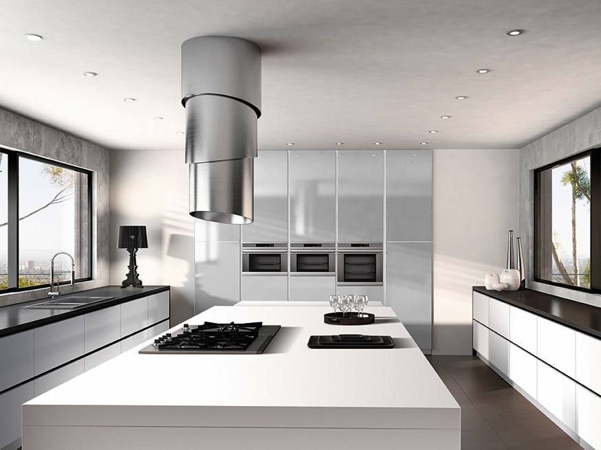 FABER hotte îlot PAREO PLUS - Amoble Design